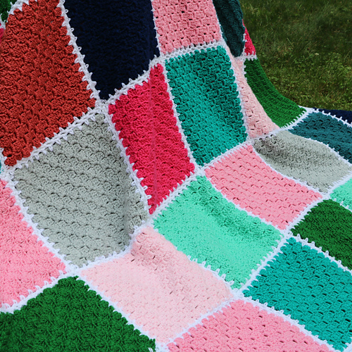 Ravelry: Modern Patchwork Throw pattern by MJ's Off The Hook Designs