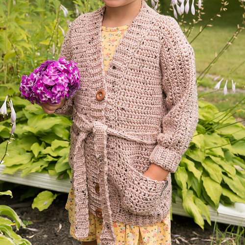 Ravelry: Mini Lakeside Cardigan pattern by MJ's Off The Hook Designs
