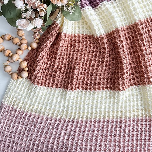 Ravelry: Waffle-icious Blanket pattern by MJ's Off The Hook Designs