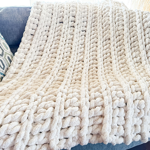 Ravelry: Chunky Cabin Throw pattern by MJ's Off The Hook Designs