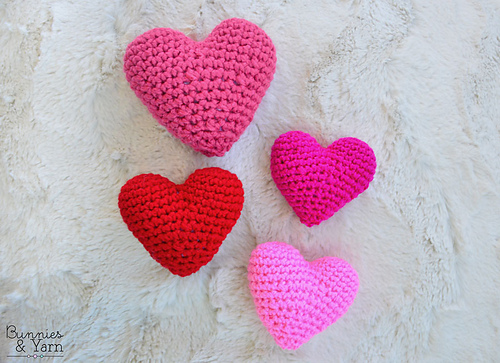 Ravelry: 3D Hearts pattern by Michelle Alvarez