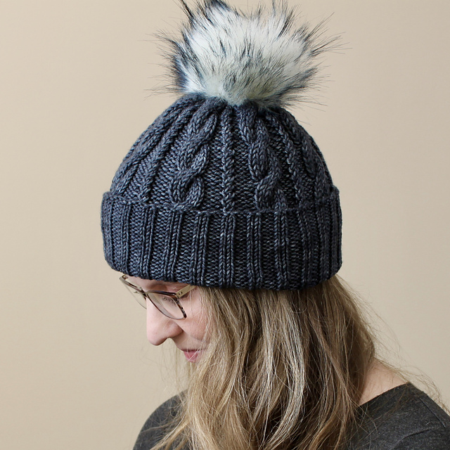 Ravelry: Cables & Twists Hat pattern by Michelle Krause