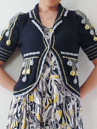 Ravelry: #24 Snow Drop Jacket pattern by James Coviello