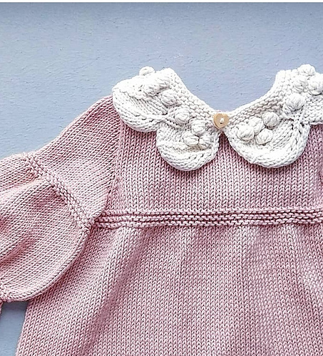 Ravelry: Emily baby collar pattern by Natasha Gizamova