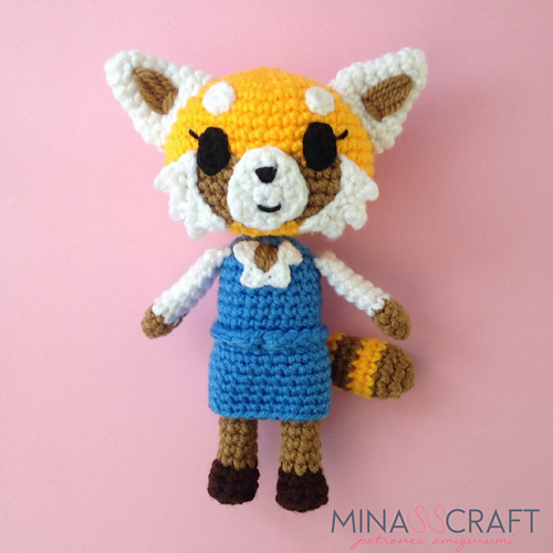 Ravelry: Aggretsuko Amigurumi pattern by Yazmina Nieblas