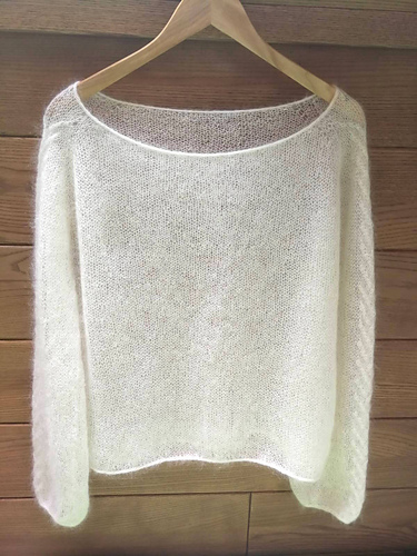 Ravelry: Fishbone sweater pattern by Natalie Totska