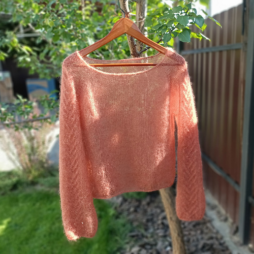 Ravelry: Fishbone sweater pattern by Natalie Totska