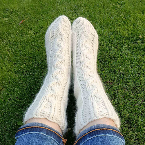 Ravelry: Chunky socks Mila pattern by Natalie Totska