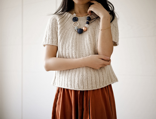 Ravelry: Seashell Sweater pattern by Minimi Knit Design