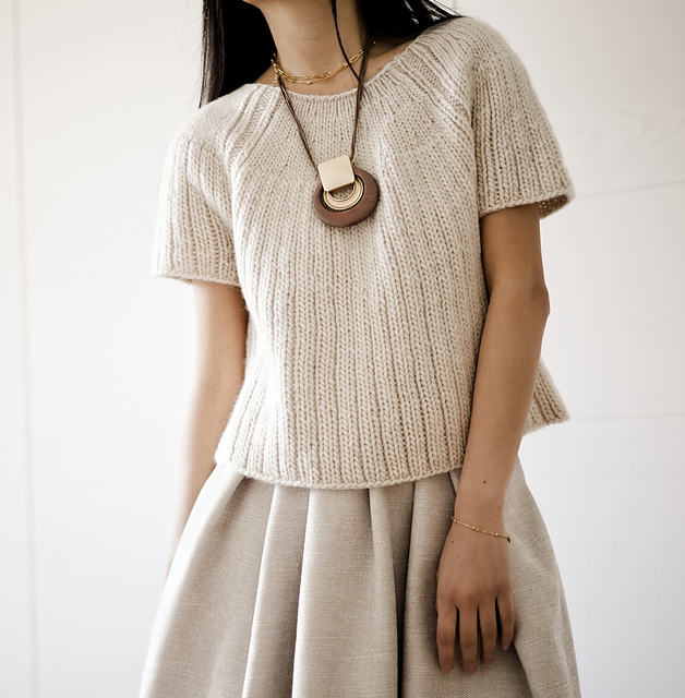 Ravelry: Seashell Sweater pattern by Minimi Knit Design