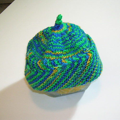 Ravelry: Different Slant Baby Hat pattern by Cindy Guggemos
