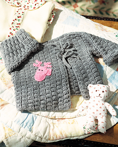 Ravelry: Arctic Baby Cardi pattern by Donna Childs