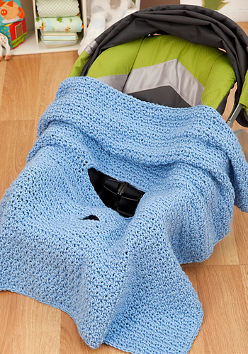 Ravelry: Car Seat Blanket pattern by Pamela Greswolde