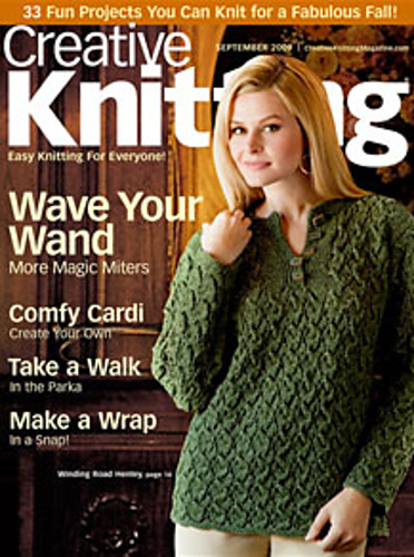 Ravelry: Creative Knitting, September 2009 - patterns