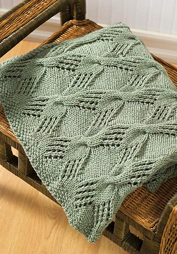 Ravelry: Cable Knit Throw pattern by Brenda Lewis