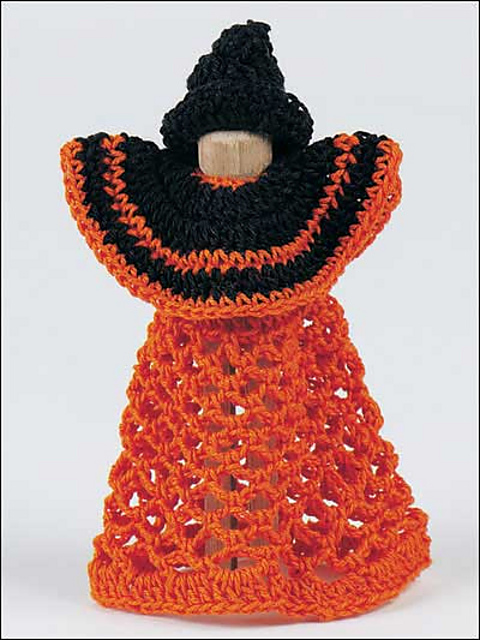 Ravelry: Halloween Angel Clothespin Angels pattern by Angela Tate