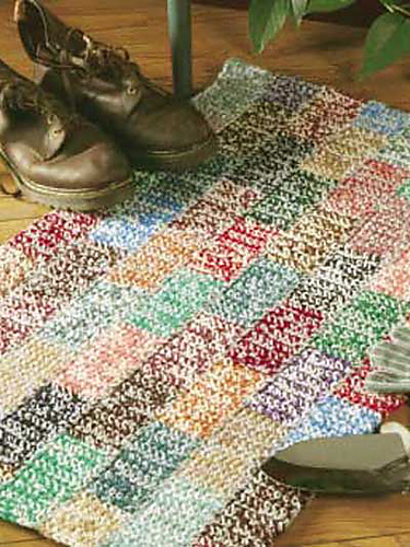 Ravelry: Scrap Yarn Rug pattern by Rosanne Kropp