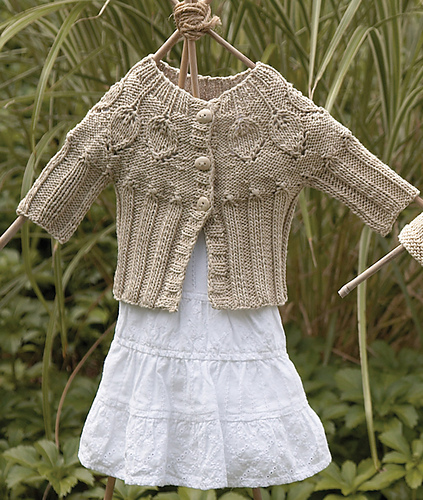 Ravelry: Leaf Yoke Cardigan pattern by Susan Mills Knits