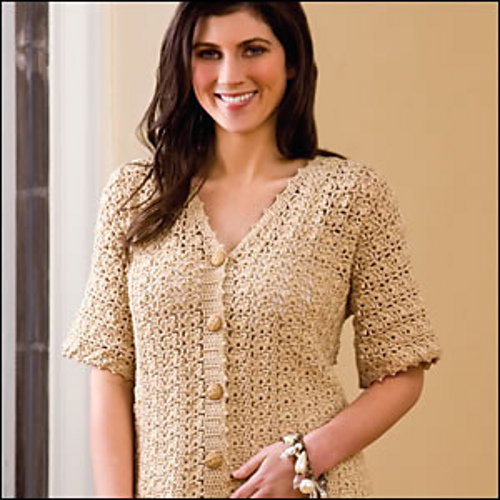 Ravelry: Cockleshells Cardi pattern by Annie Dempsey