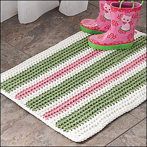 Ravelry: Pretty Stripes Rug pattern by Bendy Carter