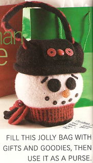 Ravelry: Snowman Purse pattern by Cynthia Marovich