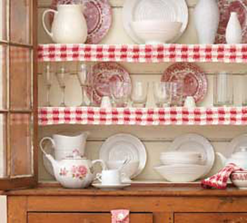 Ravelry: Gingham Shelf Edging pattern by Lily Sugar'n Cream and Bernat ...