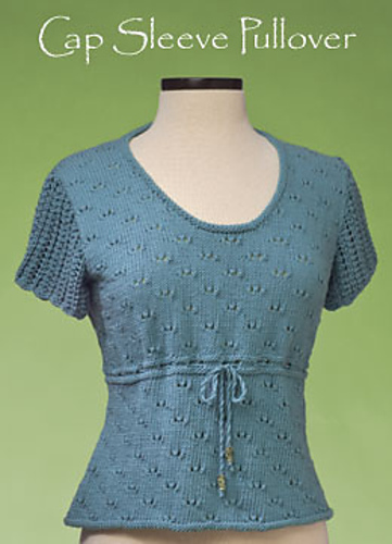 Ravelry: Empire Waist Cap Sleeve Pullover #164 pattern by Sue McCain