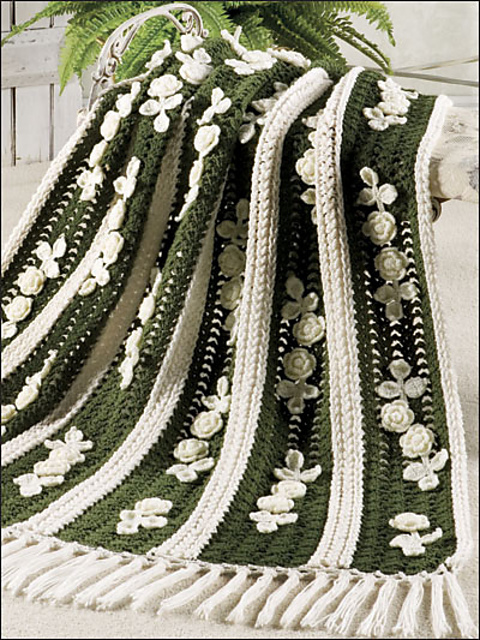 Ravelry: Irish Lace & Roses Afghan pattern by Annie Potter