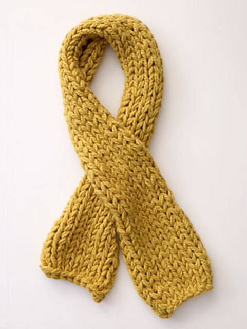 Ravelry: Straight on Scarf pattern by Lion Brand Yarn