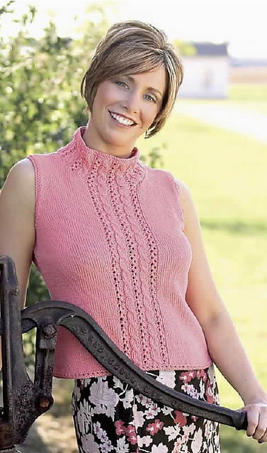 Ravelry: Coral Lace Shell pattern by Sandi Prosser