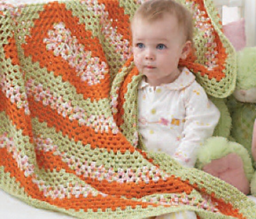 Ravelry: Big Granny Baby Blanket pattern by Bernat Design Studio