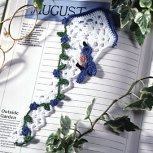 Ravelry: BlueBird House Bookmark pattern by Pat Gibbons