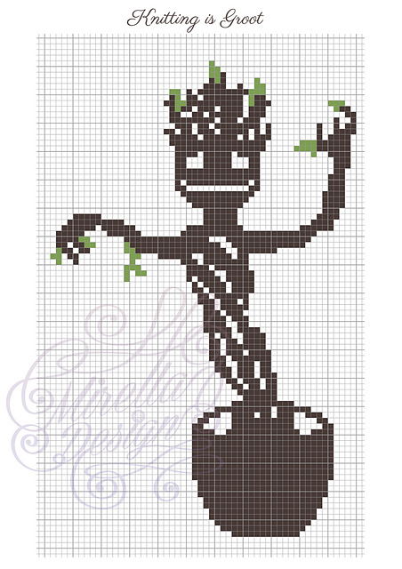 Ravelry: Dancing Groot pattern by mirella design