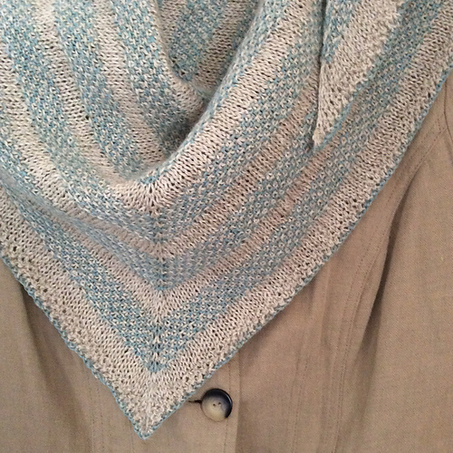 Ravelry: Linen Weave Triangle pattern by Susan Ashcroft