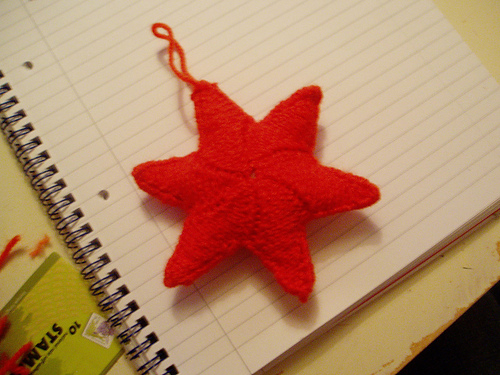 Ravelry: Christmas Star - tree decoration pattern by Aine Marriott