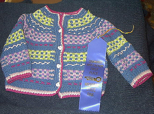 Ravelry: Check and Cross-Stitch Jacket pattern by Debbie Bliss