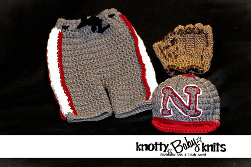 Ravelry: Newborn Baseball Outfit pattern by Briana K Designs