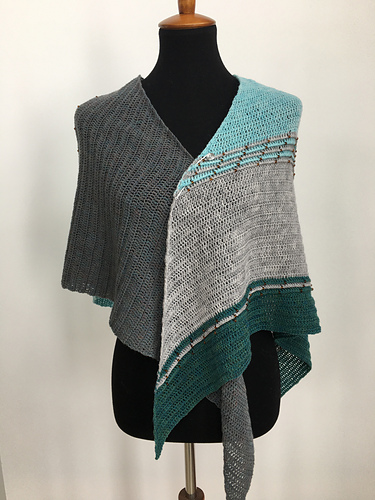 Ravelry: Frozen Waterfall Shawl pattern by Rachy Newin