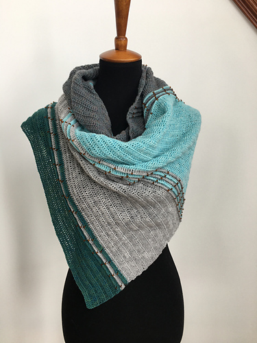 Ravelry: Frozen Waterfall Shawl pattern by Rachy Newin