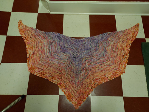 My finished Ewe Rock, ft the dog : r/knitting