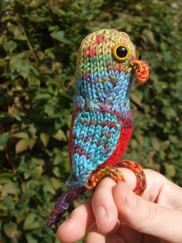 Ravelry: Knitted Amigurumi Parakeet pattern by Christina Hedges