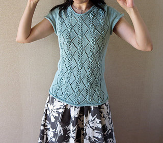Ravelry: miyukie's 10 Diamond lace pullover