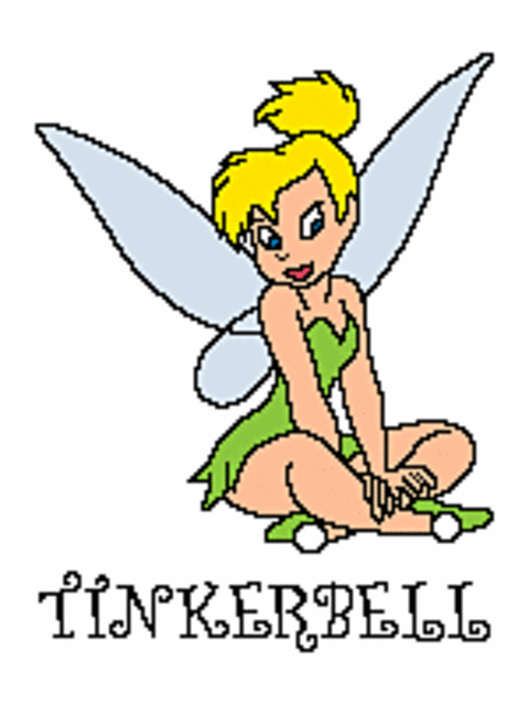 Ravelry: Tinkerbell Sitting on Name pattern by Jessica Davis