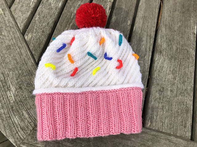 Ravelry: Cupcake Hat pattern by Jocelyn French | Sweet Beanies Boutique
