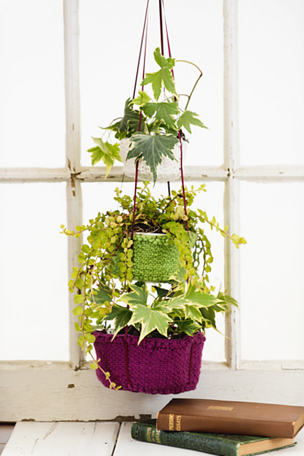 Ravelry: Botanical Bliss Hanging Baskets pattern by Melissa Metzbower