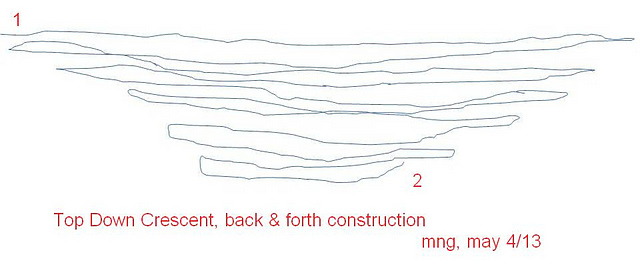 Ravelry: mng's Desperately Seeking Shallow SC Crescent