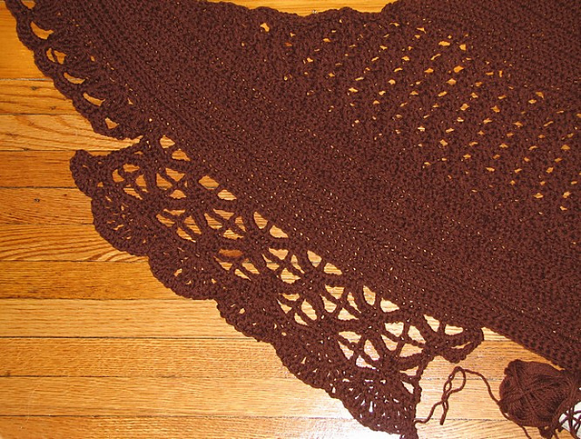 Ravelry: mng's Rustic Craggy Shawl