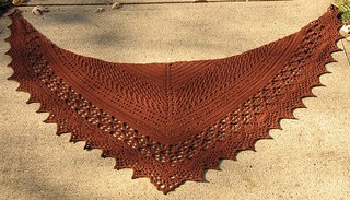 Ravelry: mng's Rustic Craggy Shawl