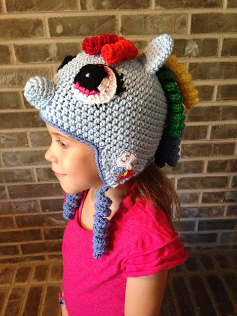 Ravelry: Rainbow Dash hat from My Little Pony pattern by Sarah A Zimmerman