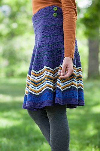 Ravelry: Asquint Skirt pattern by Annie Modesitt